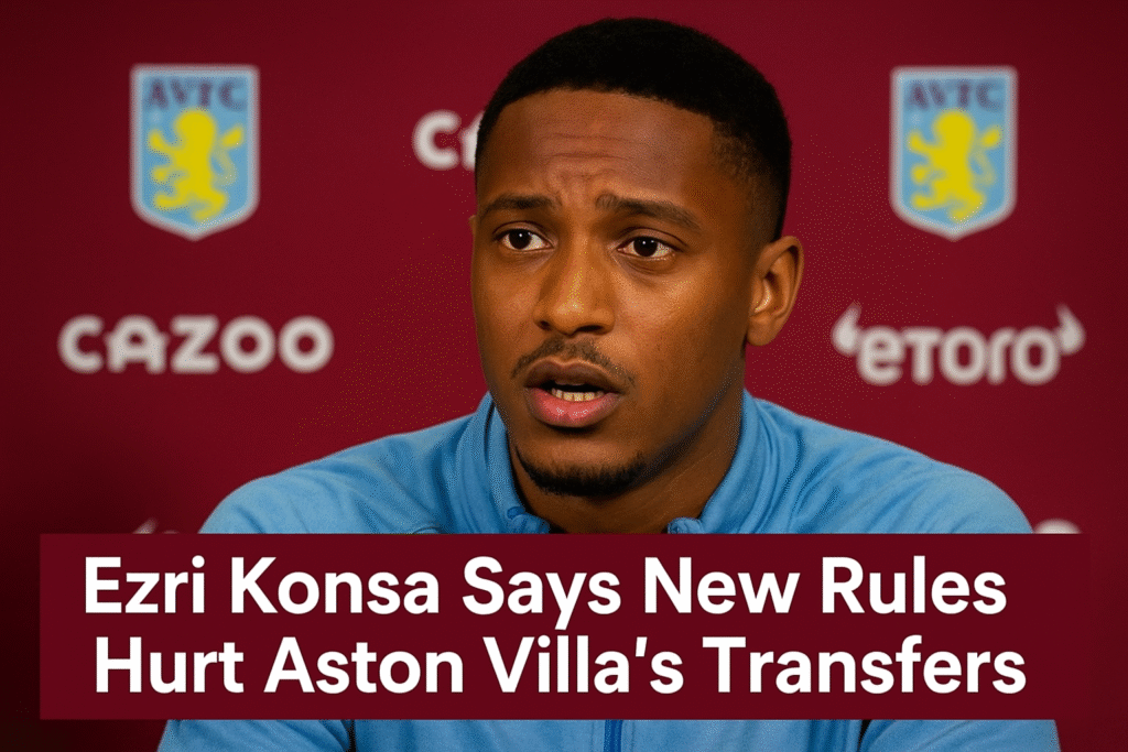 Ezri Konsa Says New Rules Hurt Aston Villa’s Transfers - H2H Betting ...